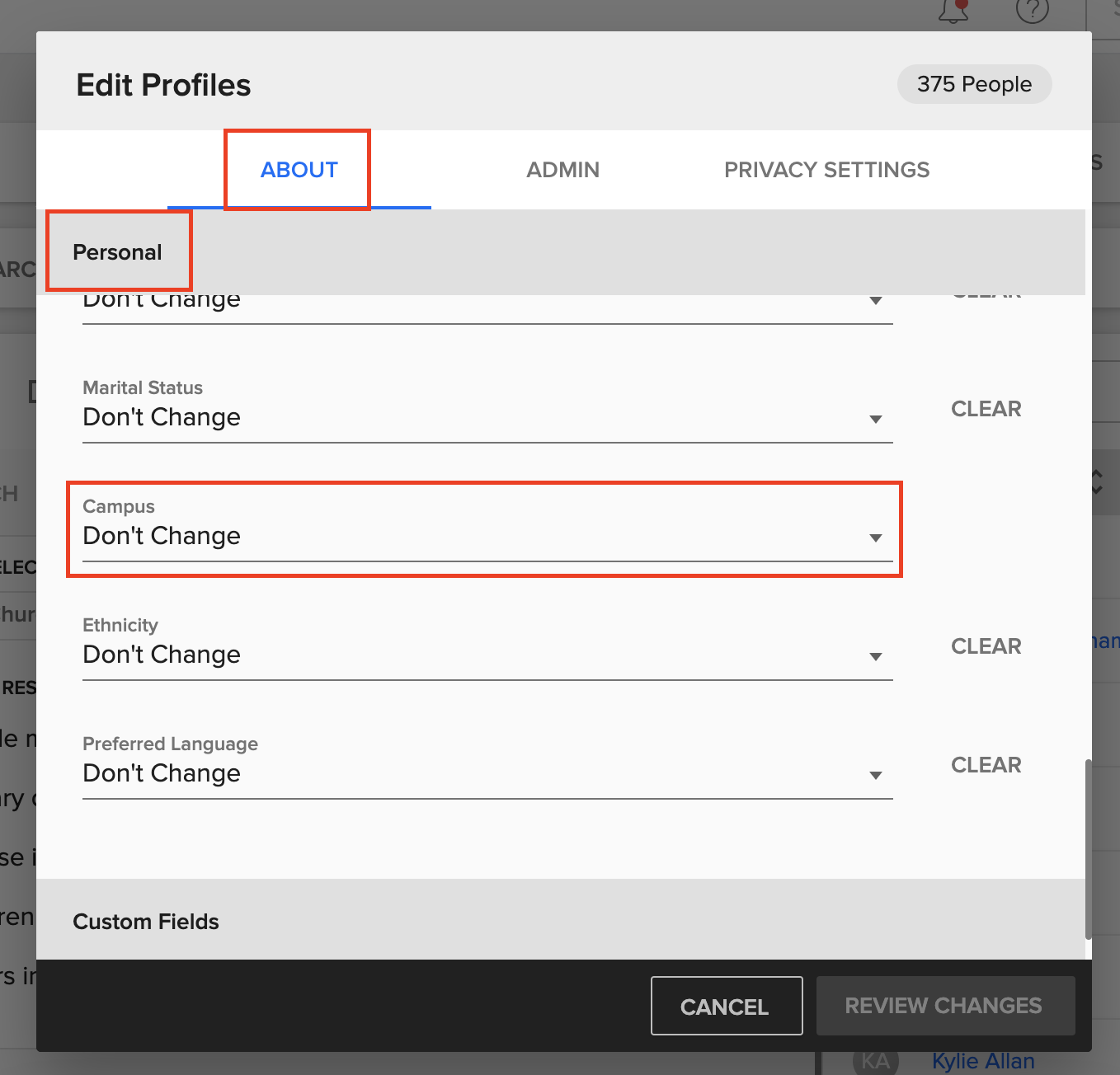 How to Move Data to Different Campuses - Campus Deletion