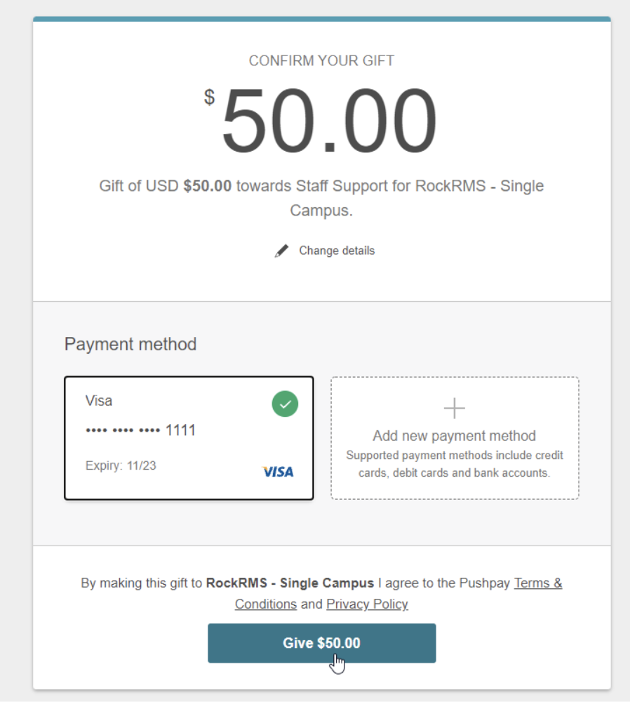 Learning about the Rock RMS Event Payments Integration
