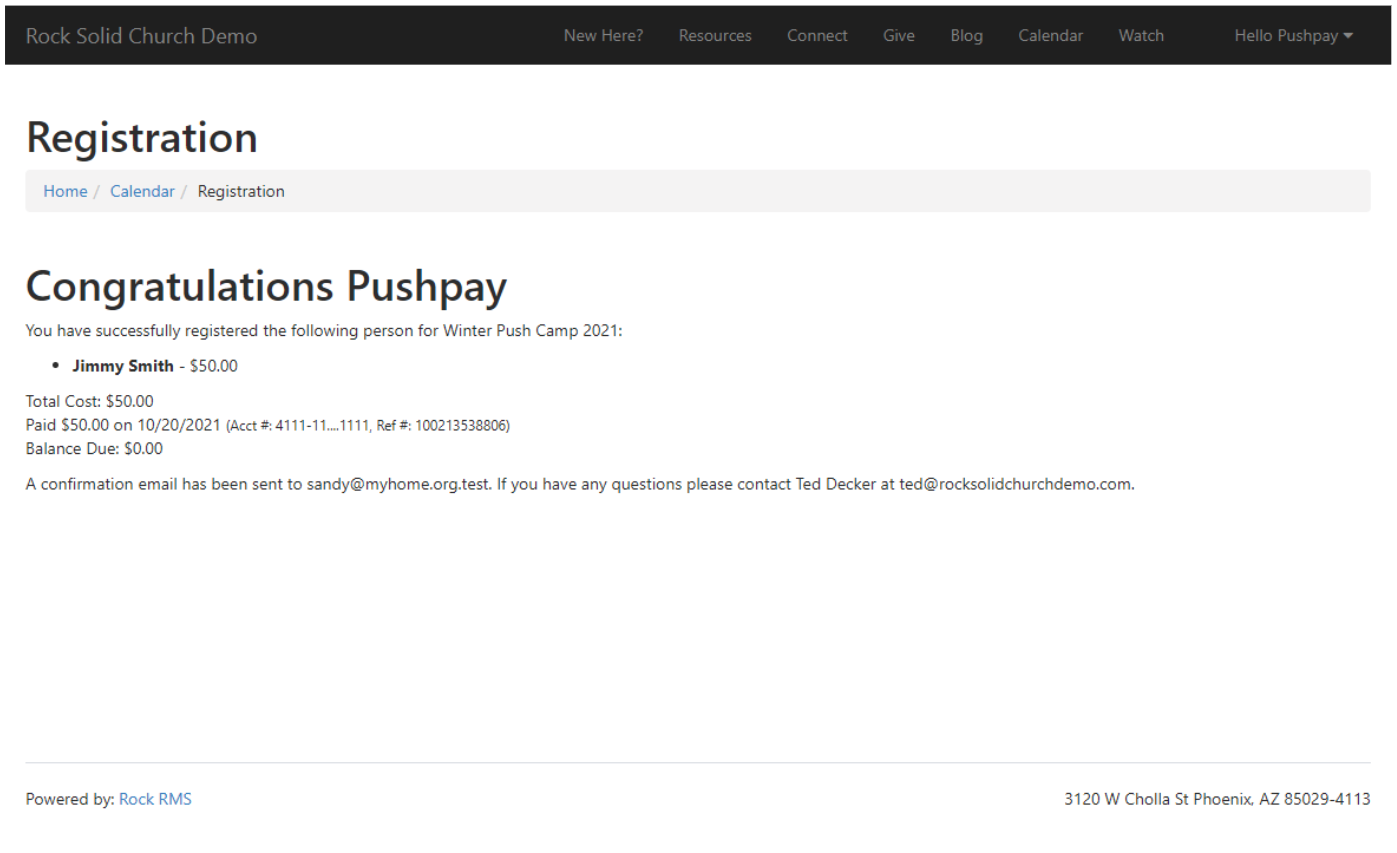Learning about the Rock RMS Event Payments Integration