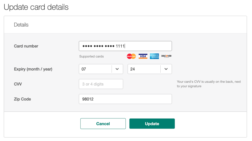 How to Manage Your Payment Methods