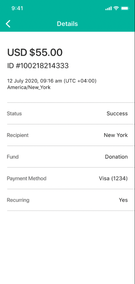 How to View Your Transaction History in the App