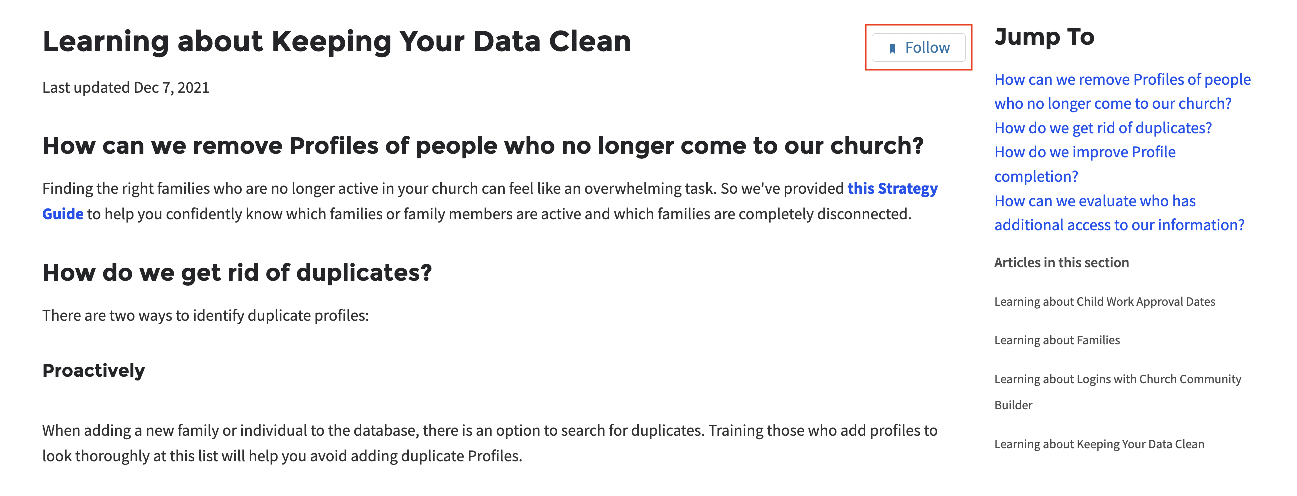 How to Bookmark & Access Your Bookmarked Help Articles