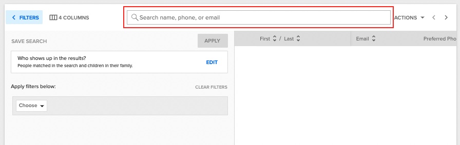 Learning About Classic Search Filters vs. People Search Filters