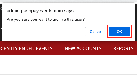 How to Manage Users on Pushpay Events