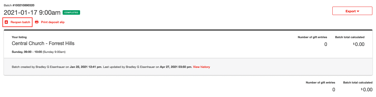 How to Use Batch Entry
