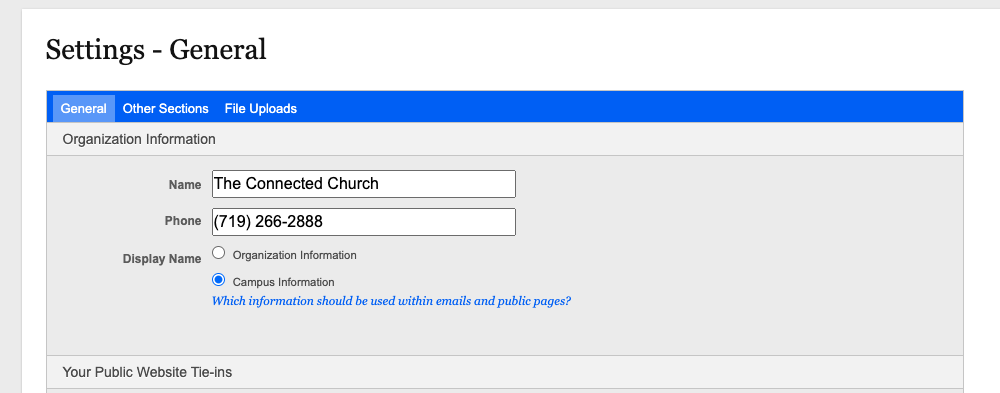 How to Edit General System Settings