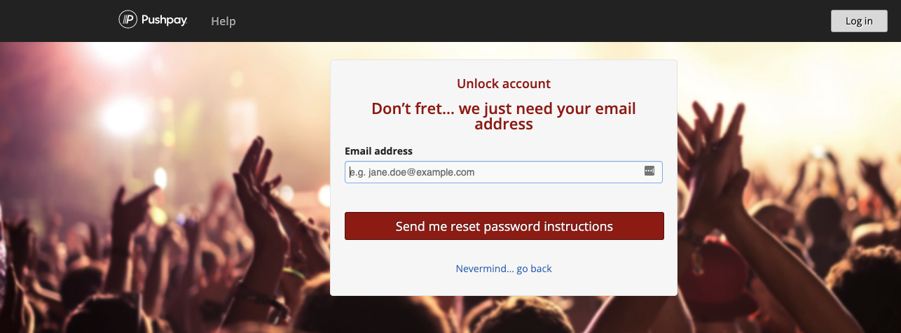 How to Log into the Pushpay Events Portal