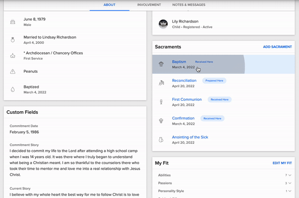 How to Print Sacrament Register Details