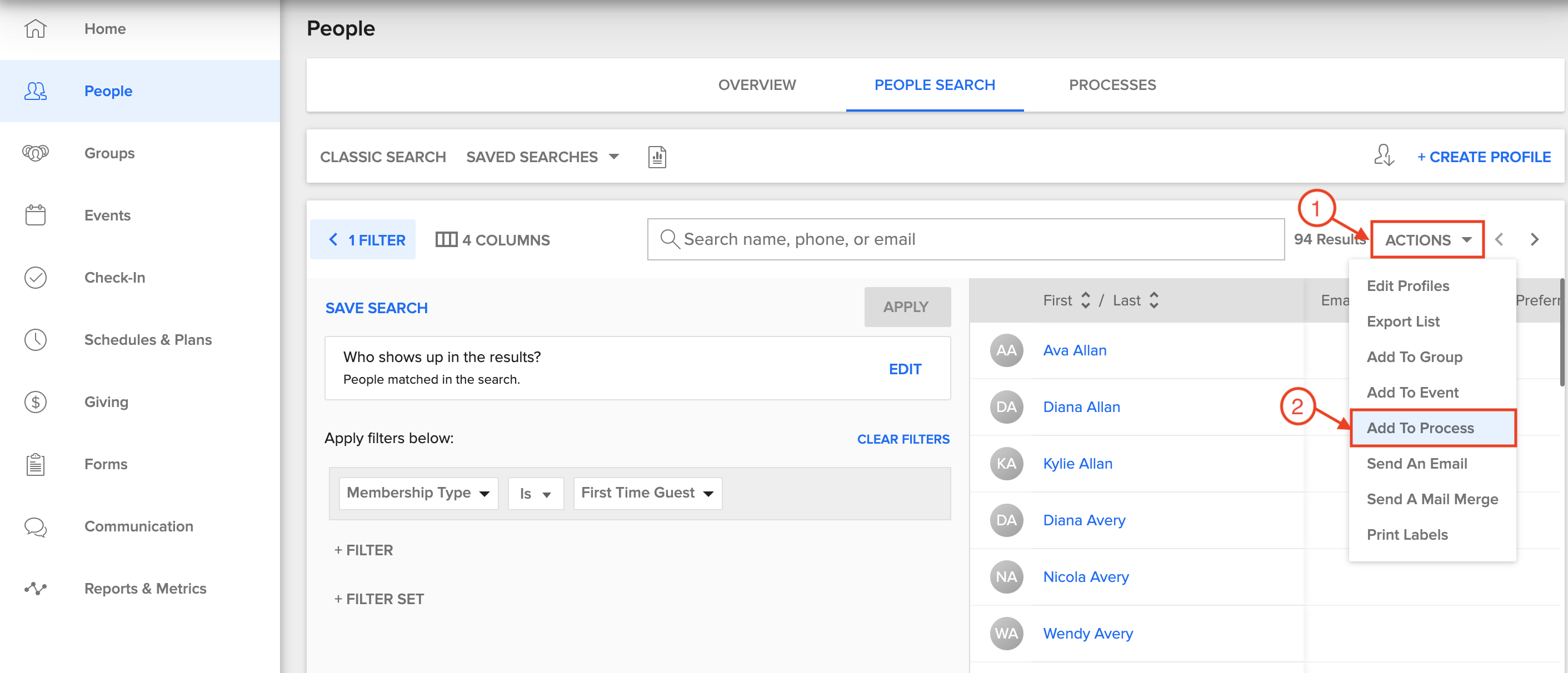 How to Add Profiles to a Process Queue