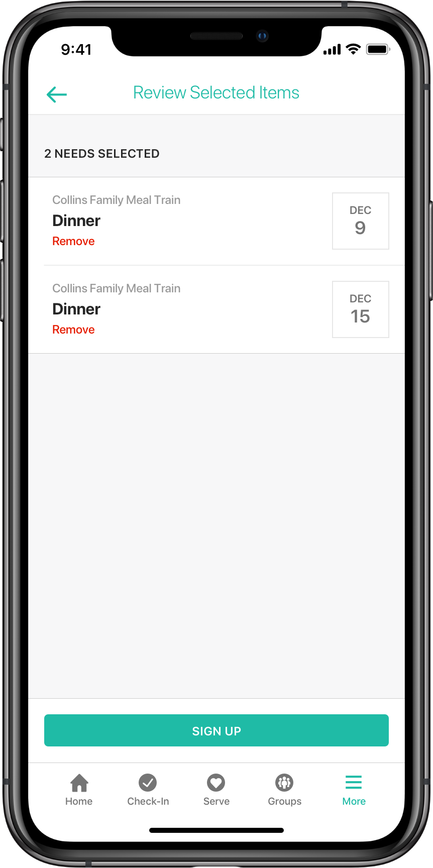 How to Sign Up for Public Needs Using Your App